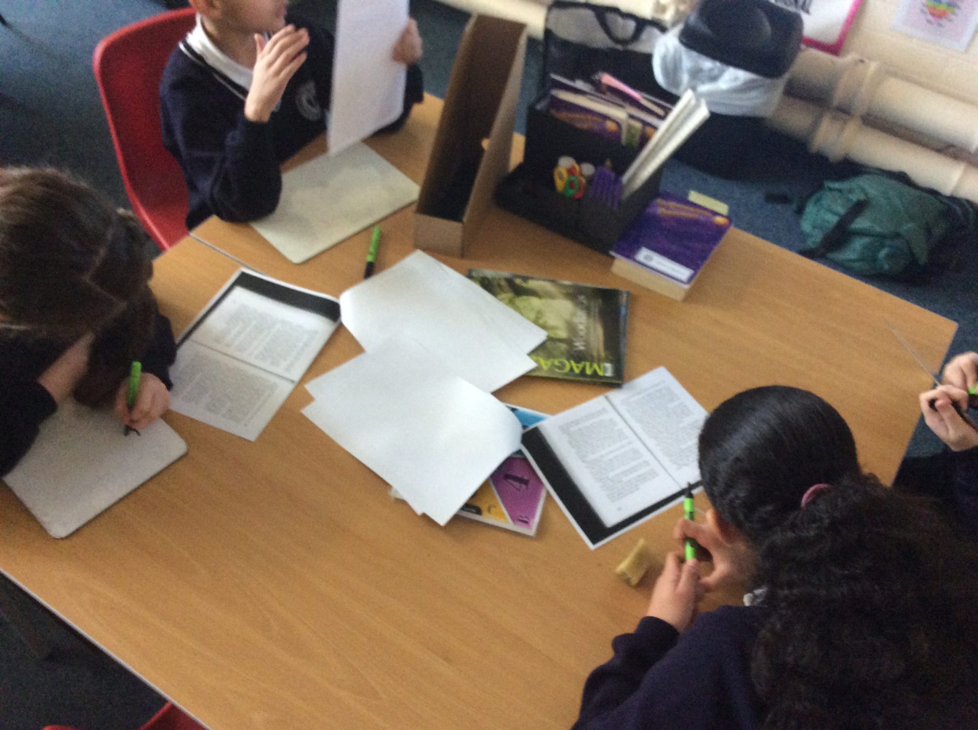 Kagan Structure: Showdown – helping us with our reading comprehension ...